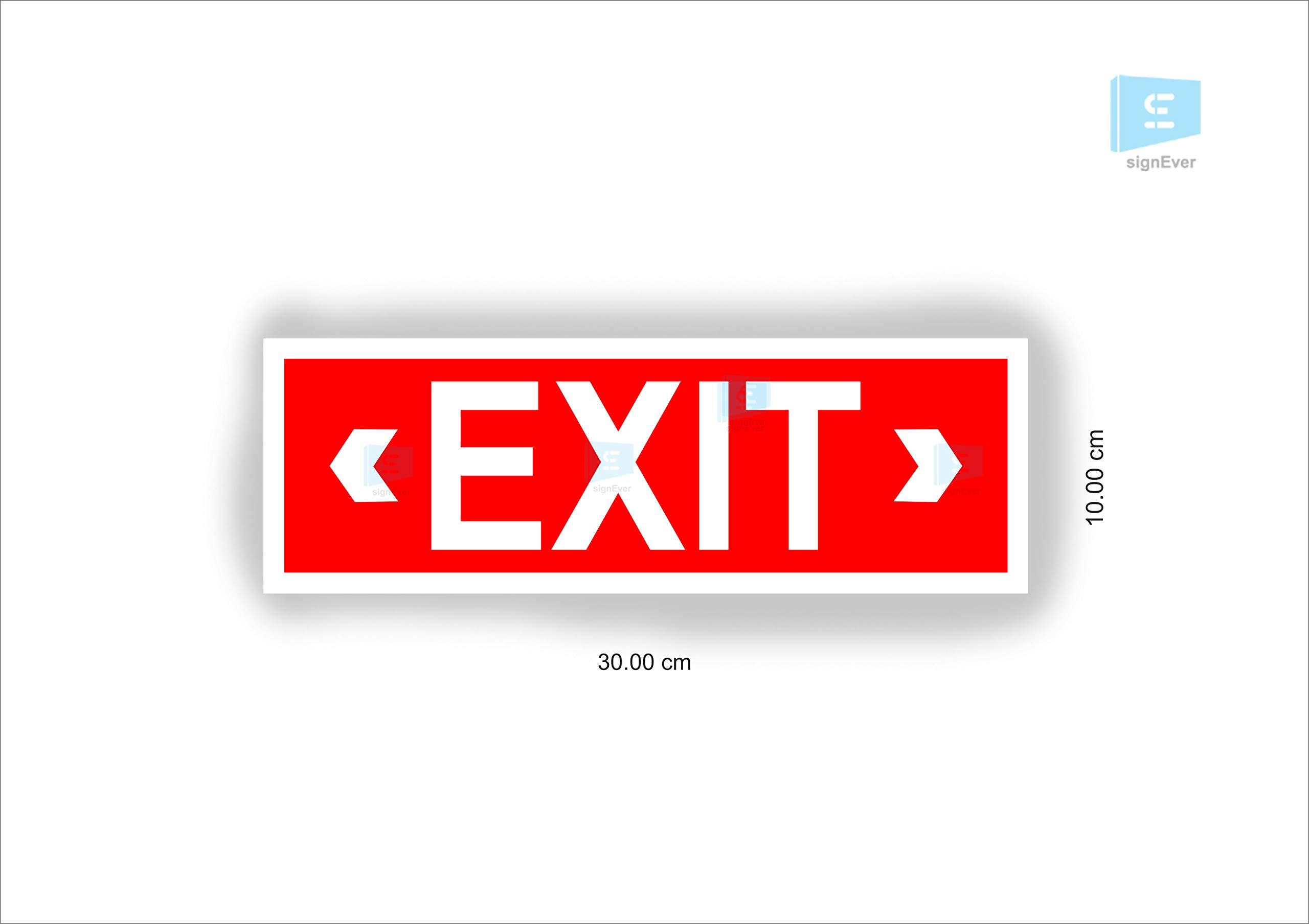 Buy SIGN EVER Exit Sign Boards For Factory Bank Office Hospital ...