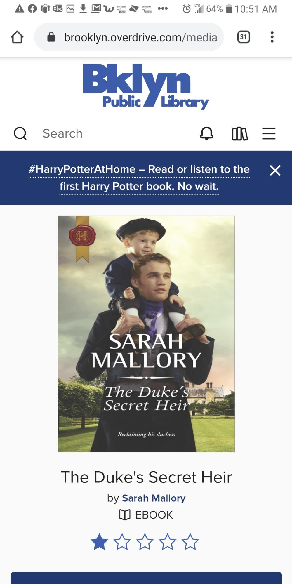Amazon.com: The Duke's Secret Heir (Harlequin Historical) eBook : Mallory, Sarah: Kindle Store