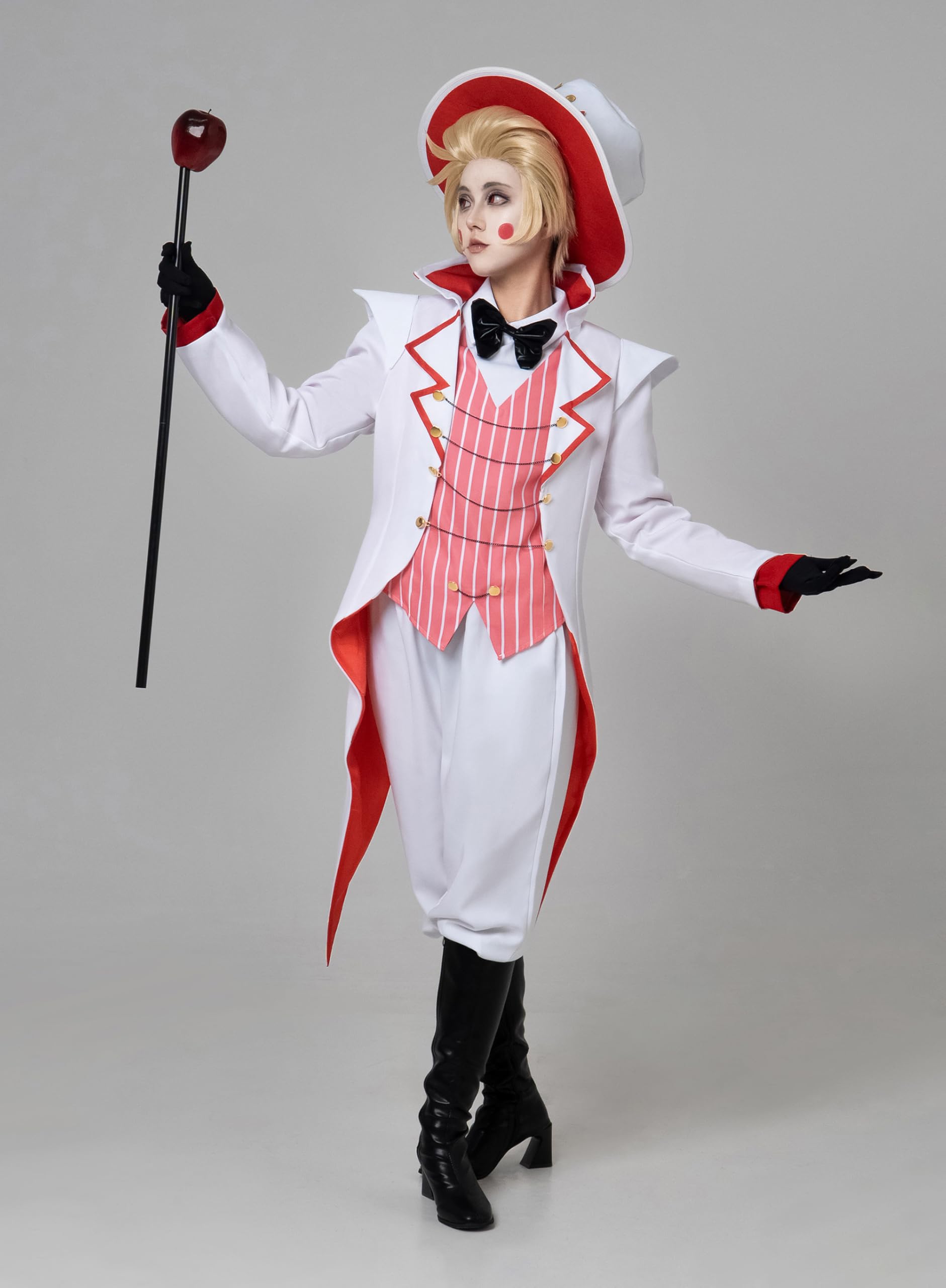 Snapklik.com : Hazbin Hotel Lucifer Morningstar Cosplay CostumeXL