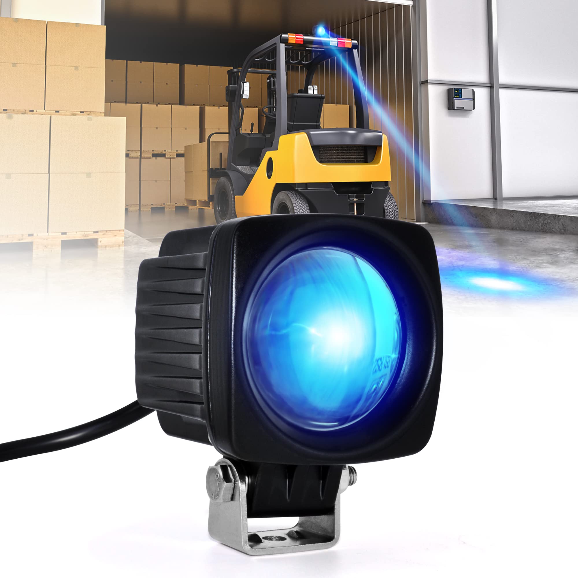 Buy (Upgrade) LED Forklift Safety Lights Blue DC 12- 100V Forklift ...