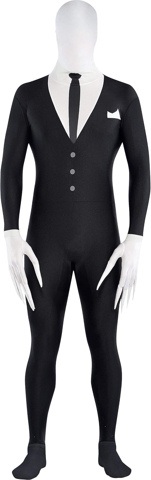 amscan 844474-55 Mens Slender Man Halloween Fancy Dress Costume Adult ...
