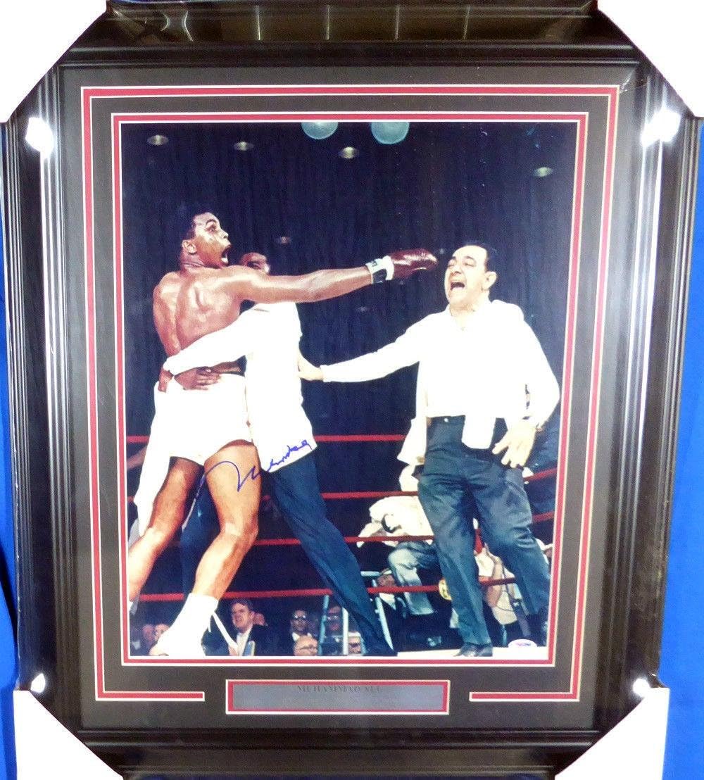 Amazon.com: Muhammad Ali Autographed Photo - Certified Authentic Framed ...