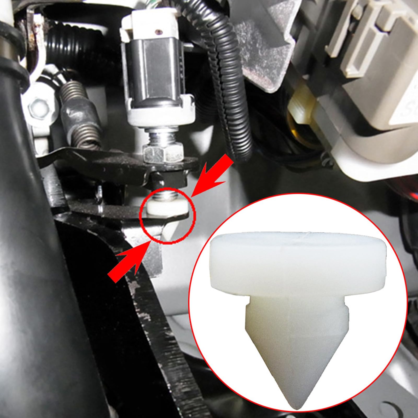 Brake Light Switch Stopper RGOAANC 12PCS Brake Switch Stopper, Brake