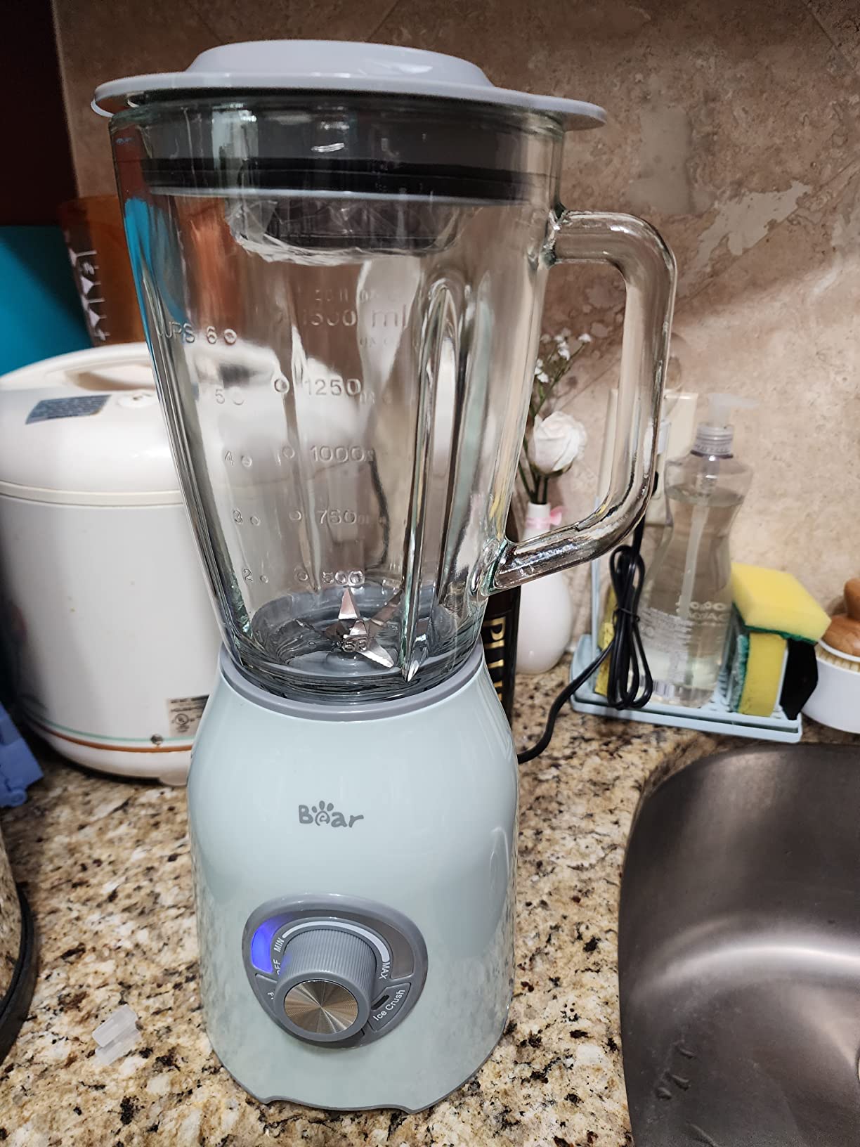 $9/mo - Finance Bear Countertop Blender, 1000W Professional Smoothie ...