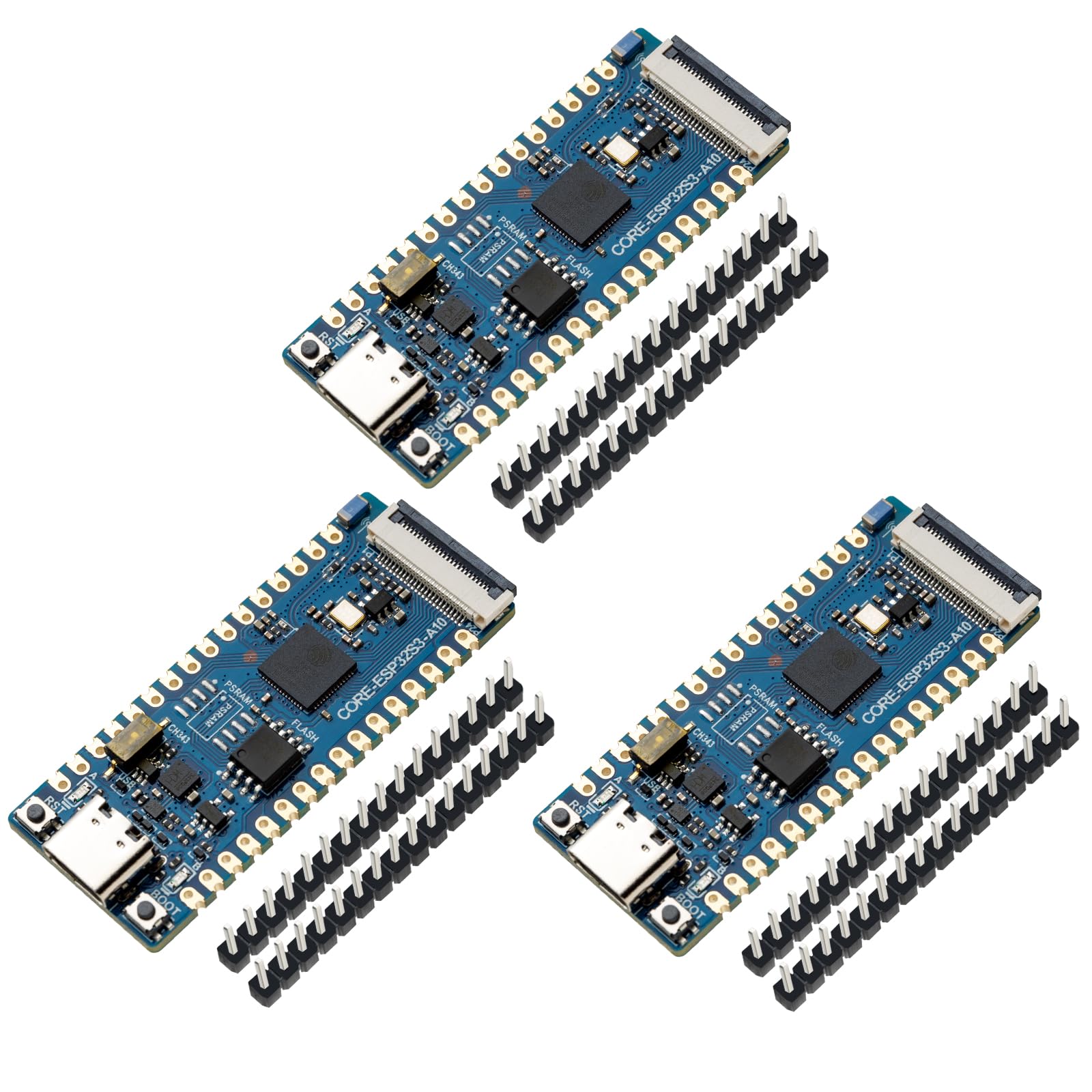 Buy LuatOS 3 PCS USB C ESP32 S3 Development Board, ESP32-S3 MCU with 8MB PSRAM, 16MB Flash and ...