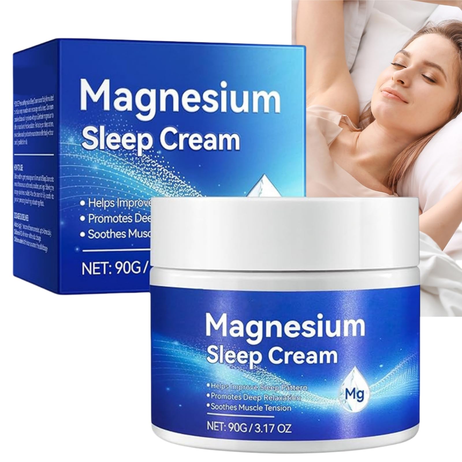 Magnesium Sleep Cream,Magnesium Cream,Topical Magnesium Relief Cream ...