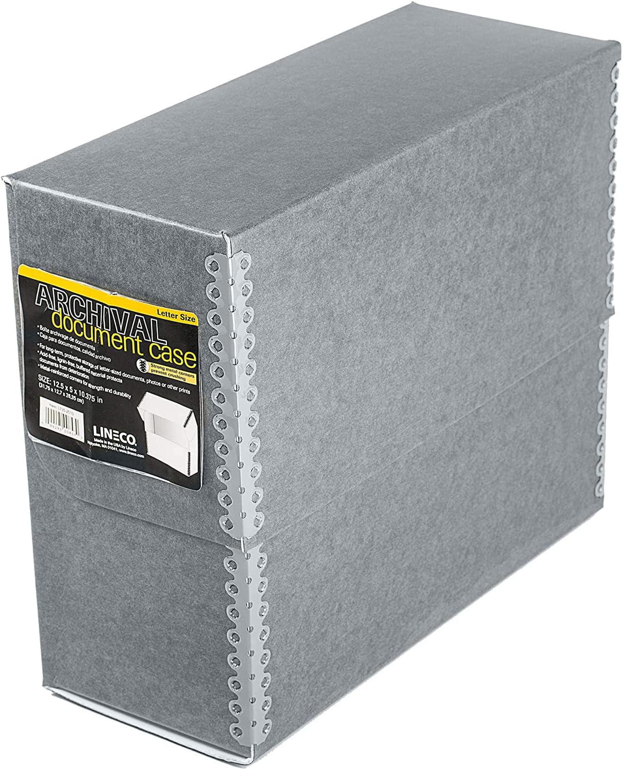 Amazon.com : Lineco Archival Document Storage Box with Metal Edge, Acid ...
