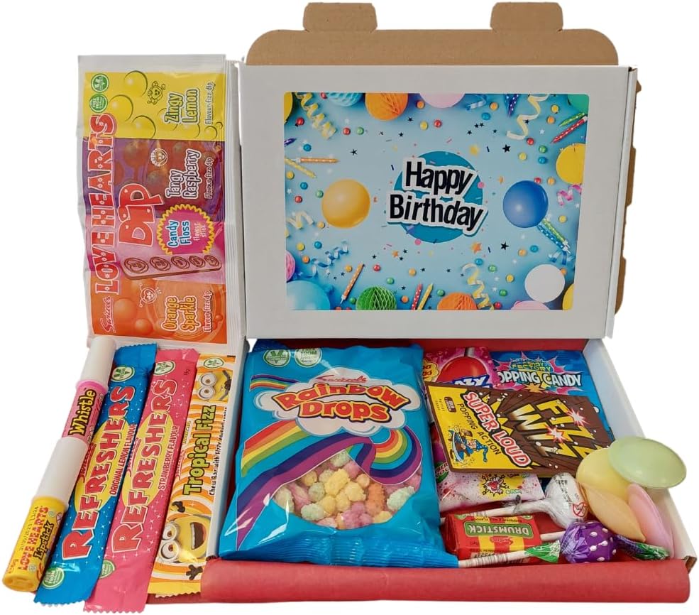 Retro Sweets Gift Box - Assortment of 20 Old Fashioned Sweets, and ...