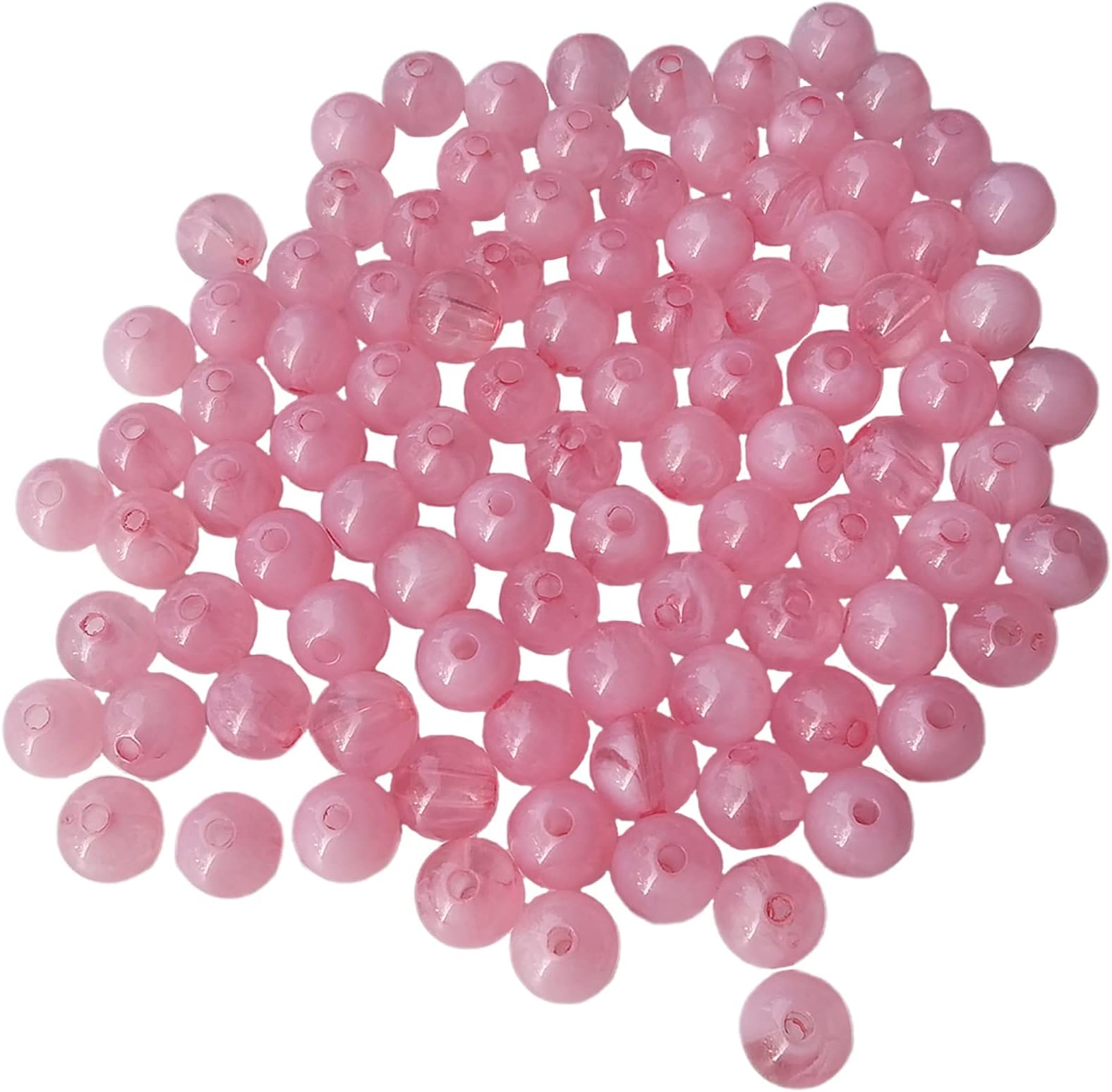 Amazon.com: 200PCS Acrylic Crystal Beads for Jewelry Making Round Loose ...