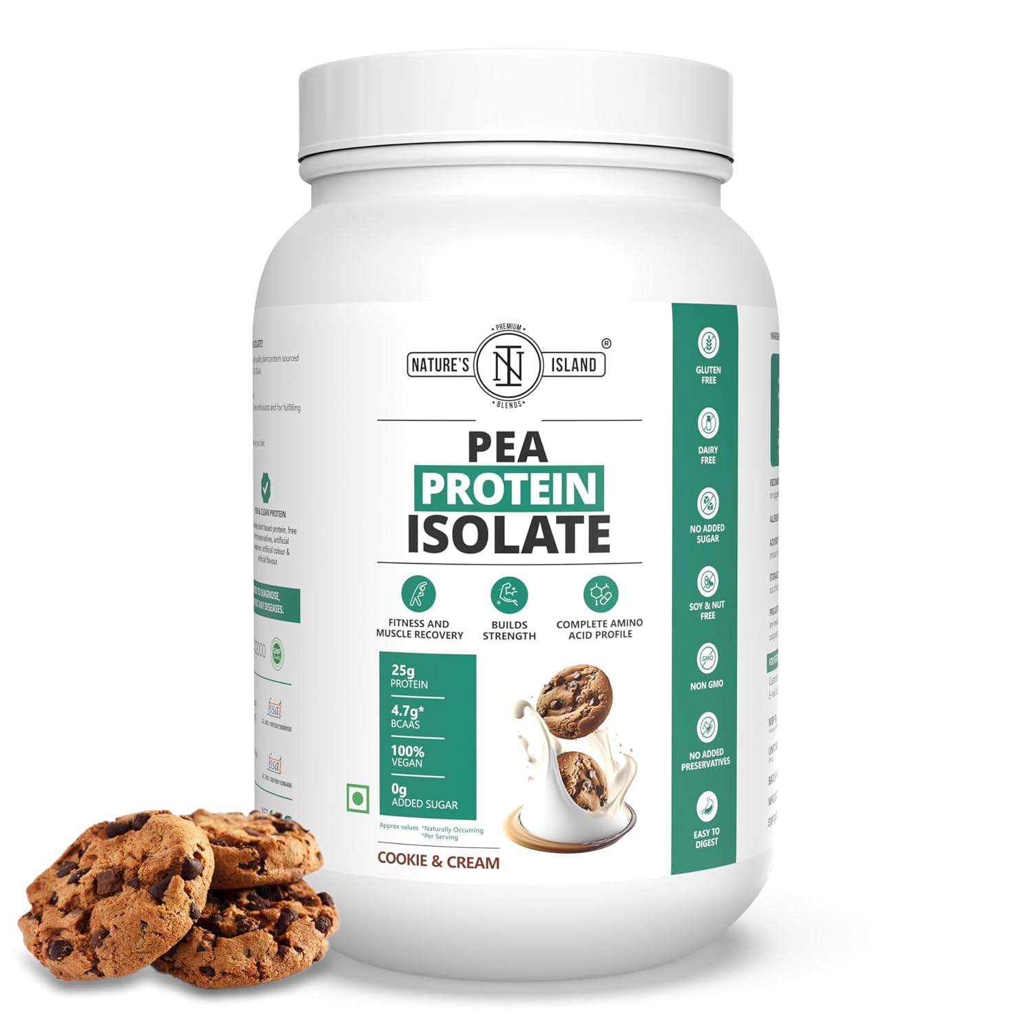 Nature’s Island Plant Protein 1 Kg | Canadian Pea Protein Isolate ...