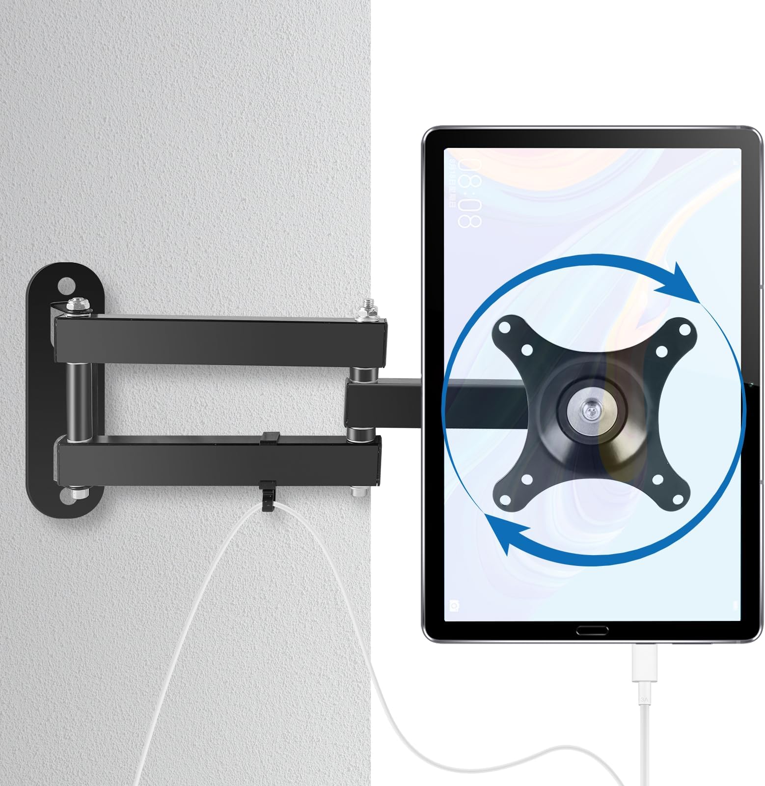 TV Wandhalterung Schwenkbar Neigbar Drehbar Fernseher Wandhalterung für ...