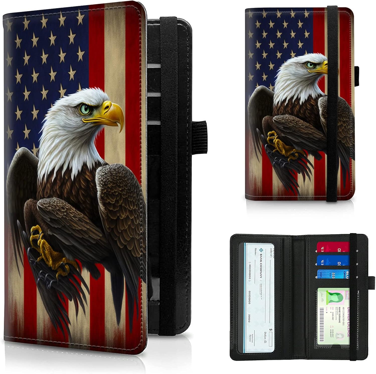 Amazon.com: BPQOJB Checkbook Cover for Men and Women Personal Checkbook ...