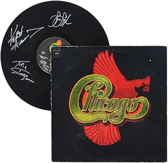 Chicago - Classic Rock Band - Autographed Vintage "VIII" Record Album ...