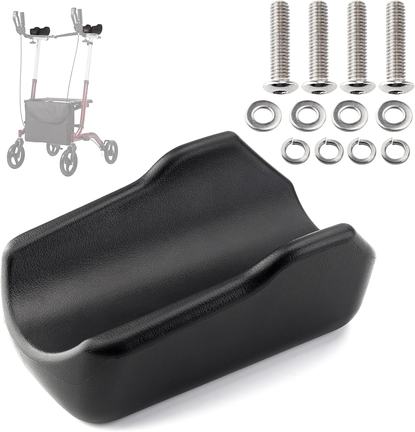 Amazon.com: YIBEICO Rollator Armrest Pad Upright Walker, Arm Rest for ...