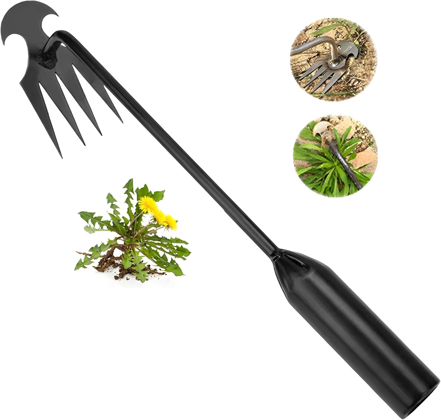 Amazon.com : Ultimate Garden Weed Pulling Tool - 2024 Upgrade, 4 Teeth ...