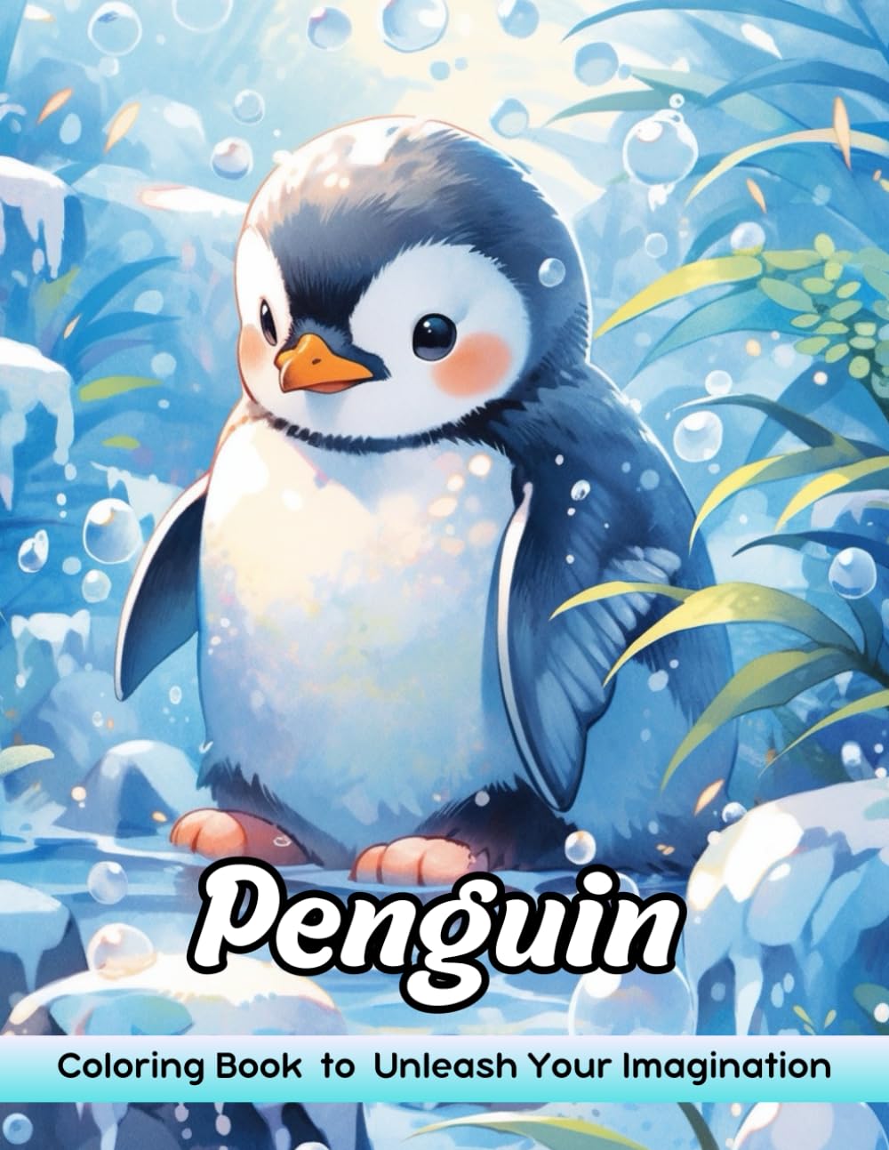 Amazon.com: Penguin: Adult Coloring Book with Penguin for Stress Relief ...
