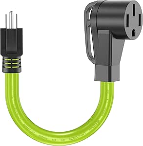 Amazon.com: CircleRiver 50 Amp to 110 Volt RV Adapter Cord 15A to 50A ...