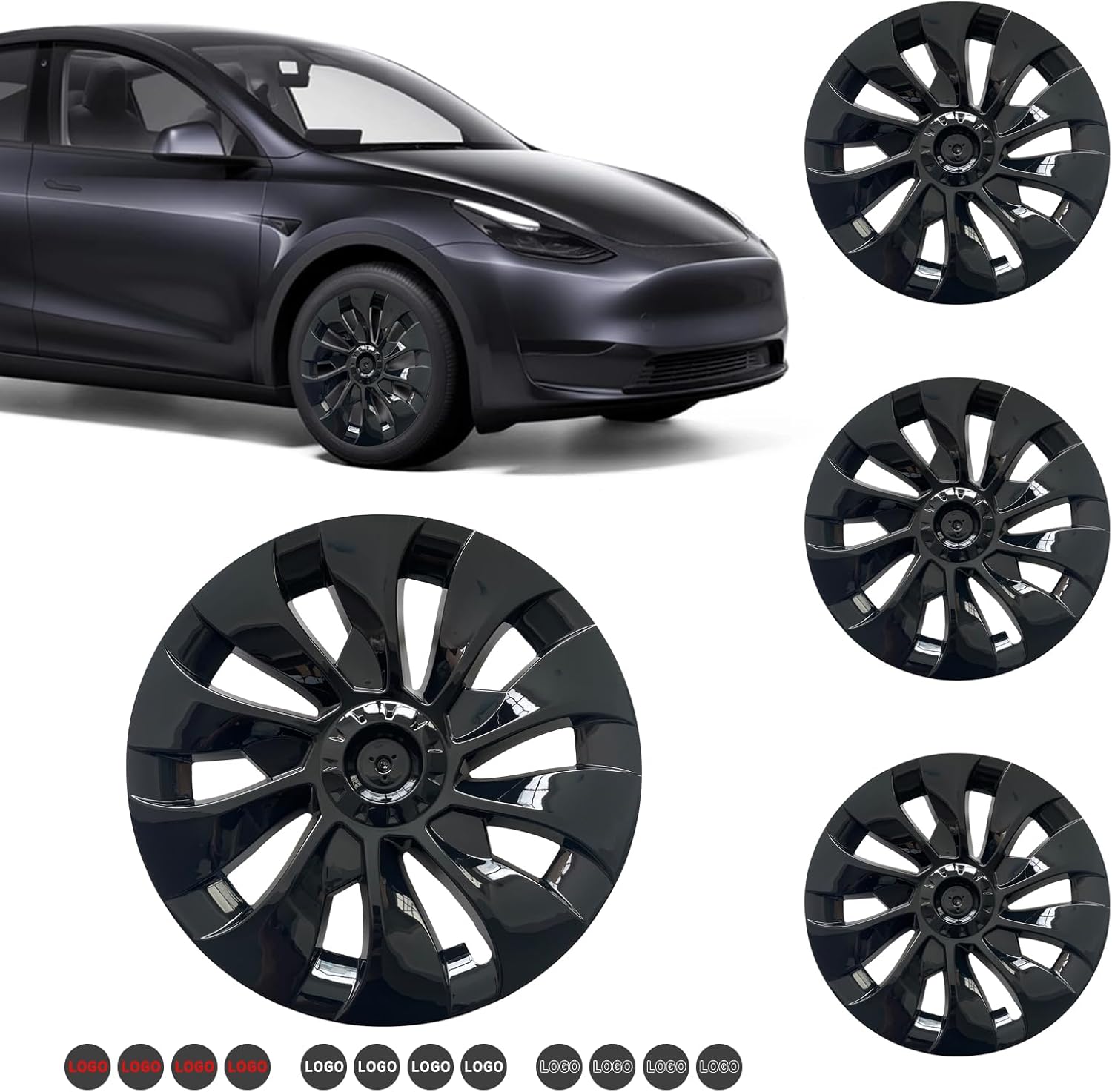 Amazon.com: 18 Inch Wheel Covers for Tesla Model 3 Accessories 2023 ...