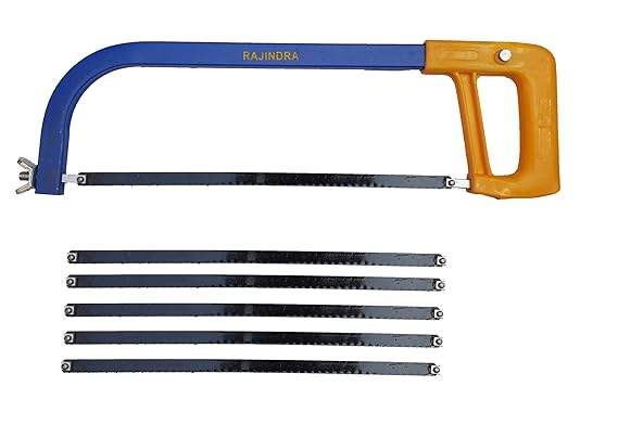Inditrust heavy duty 12 inch hacksaw frame with 5 blades excellent ...
