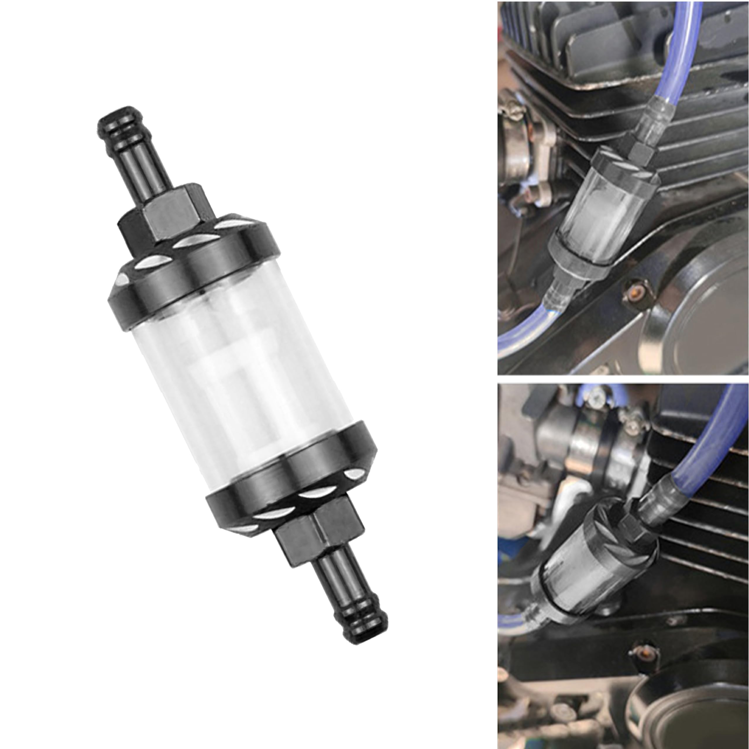 Amazon.com: Slykew Pack-1 Automotive Fuel Filter, 1.1" x 3.62" Alloy ...