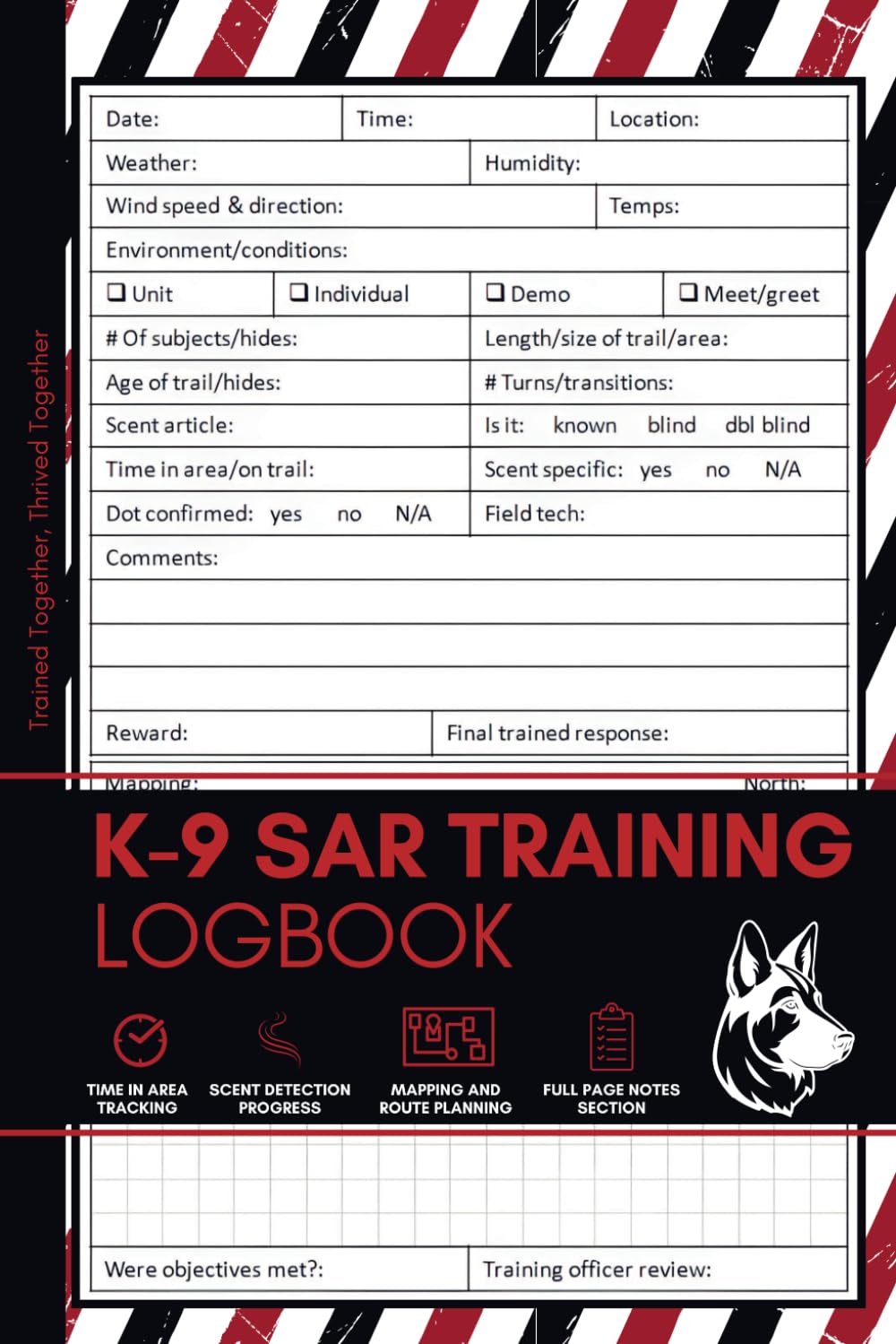 K-9 SAR Training Logbook - Canine Search and Rescue Training Log ...