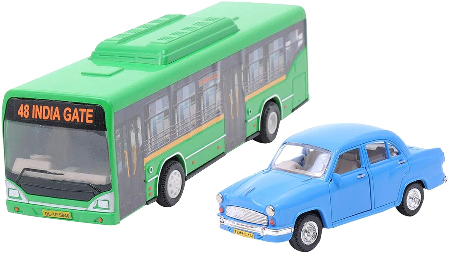 Centy Toys Plastic Pull Back Bus, 1 Pull Back Bus, Assorted Colour ...
