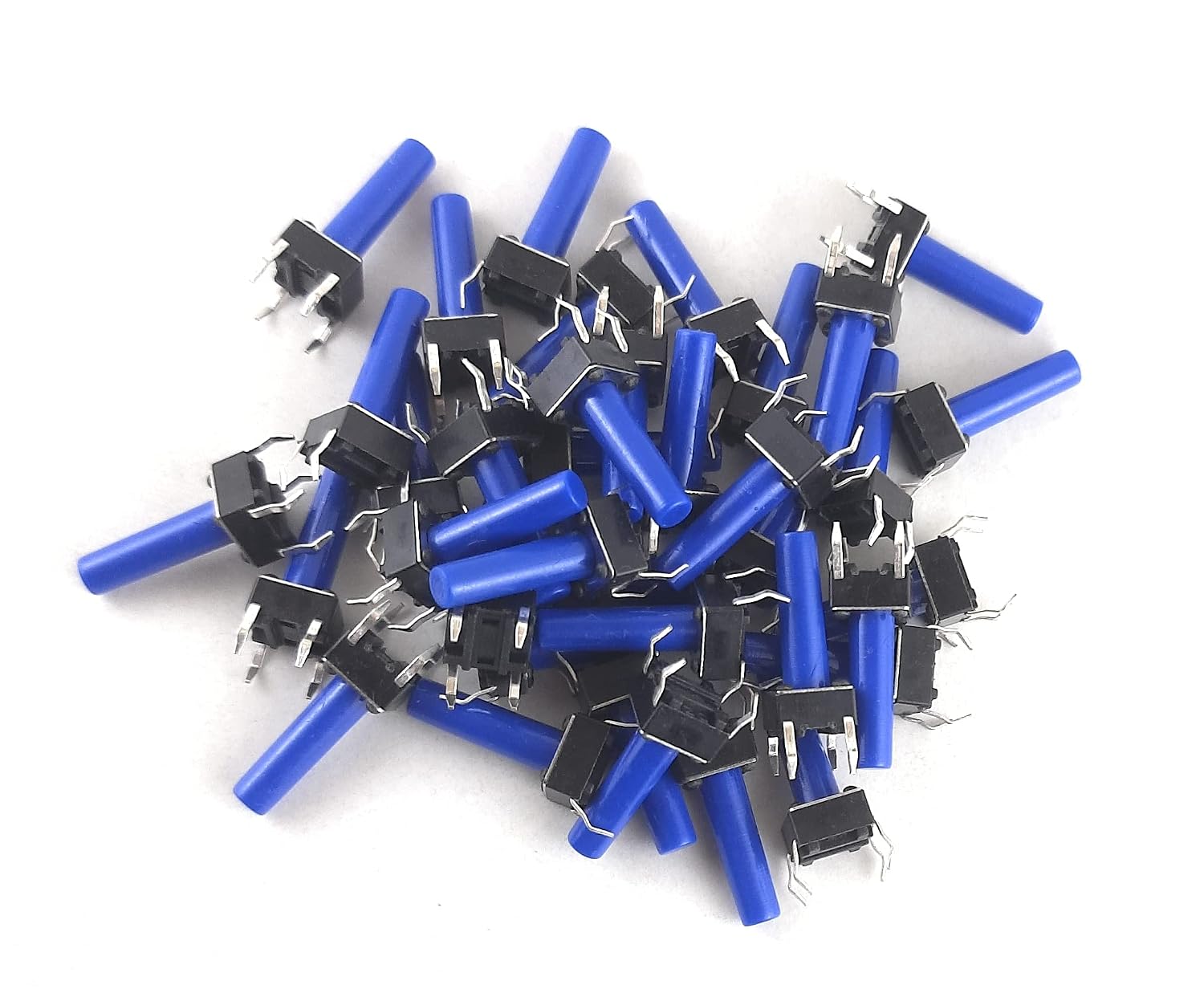 SME 100 pics 4 Pin 6x6x15mm Micro Push Button Switch, 15mm Base to Head ...