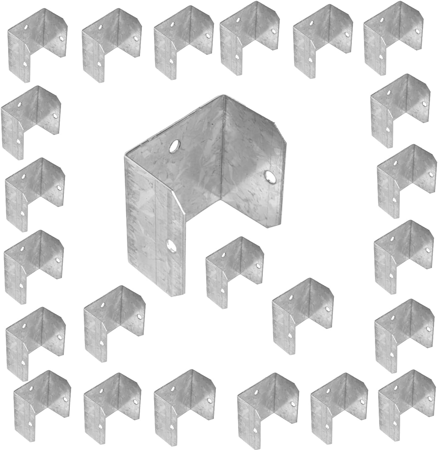 Postsaver Fence Panel Clips Trellis U Clip Bracket for Timber Posts ...