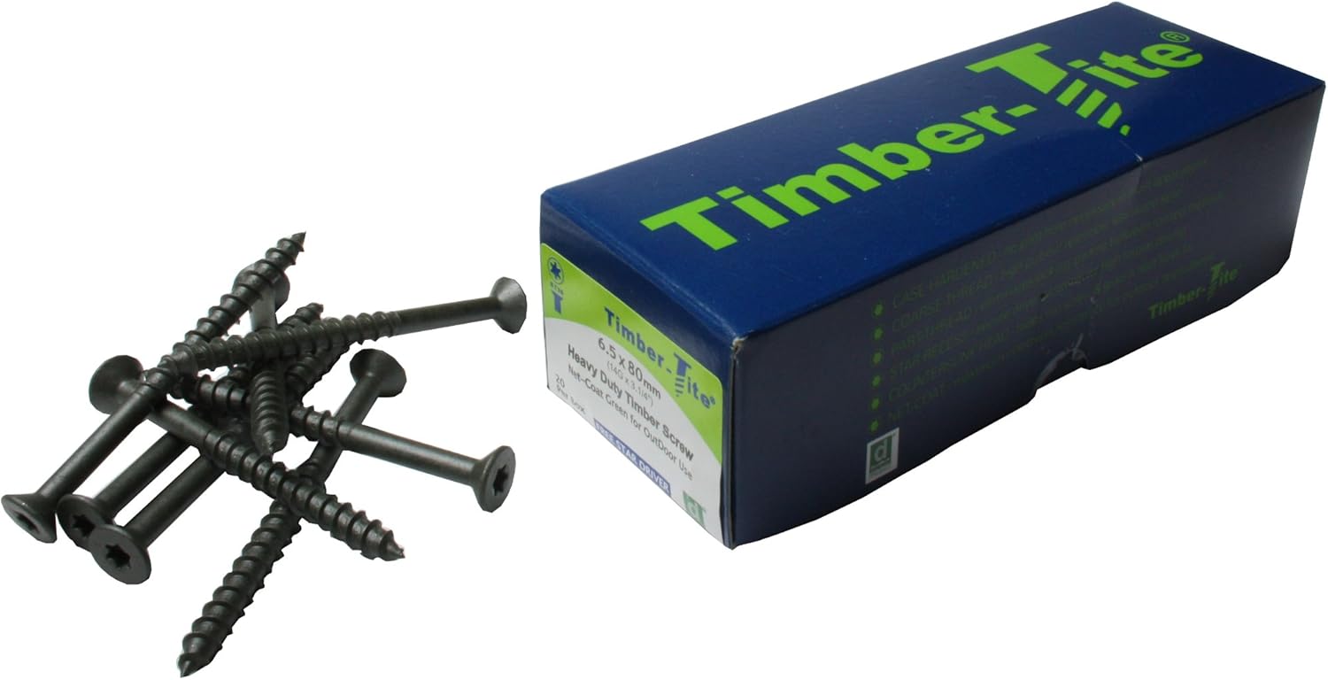 Timber-Tite TFNP65250-6.5 Tornillos X 250 Mm : Amazon.es: Bricolaje y ...
