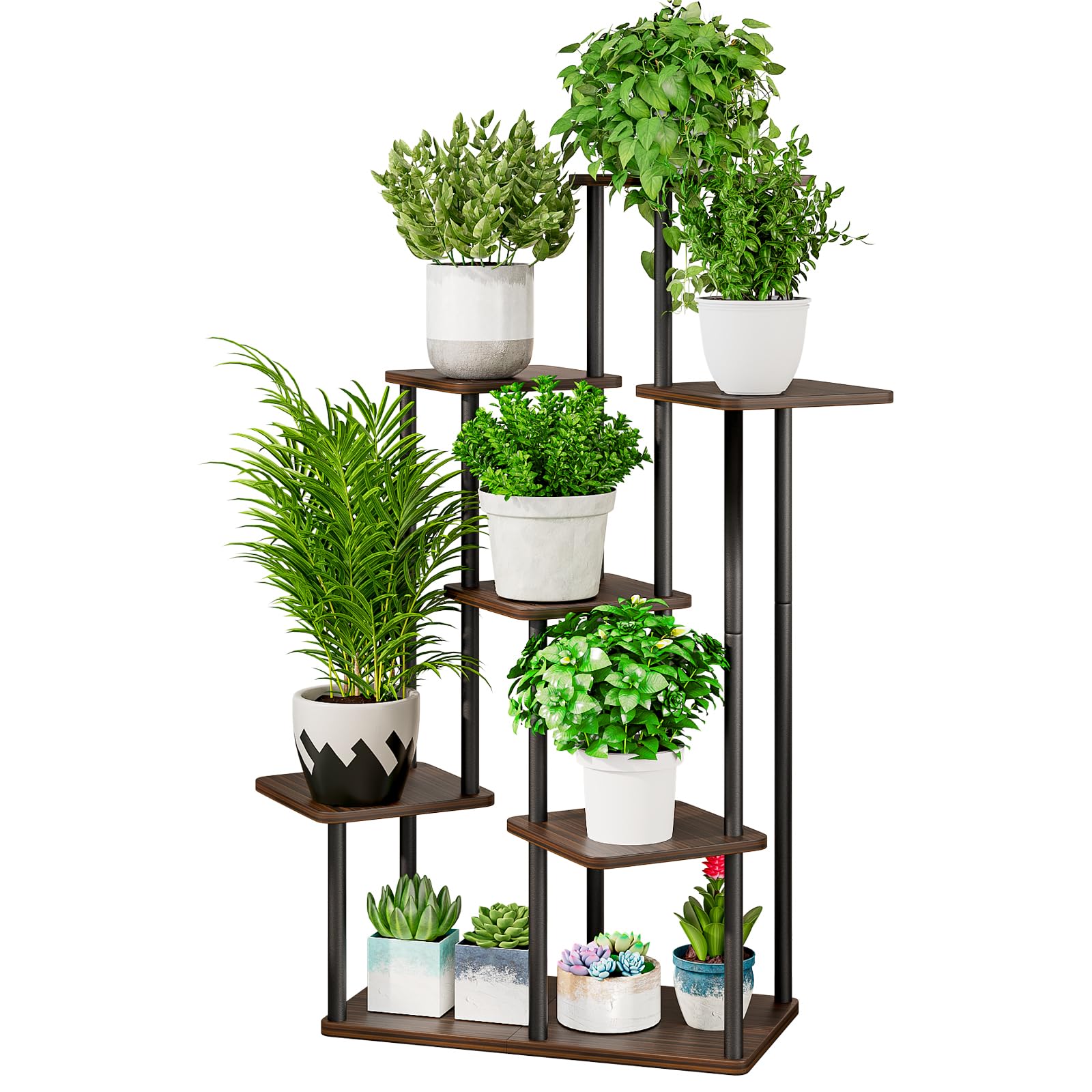 Amazon.com : AZERPIAN Plant Stand 7 Tier Indoor Metal Flower Shelf for ...