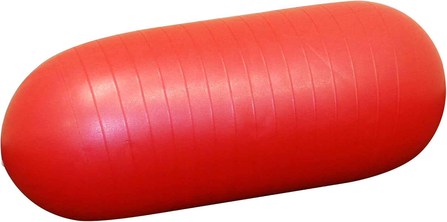 Amazon.com: Yoga Direct Anti-Burst Oval Gym Ball (Red) : Sports & Outdoors