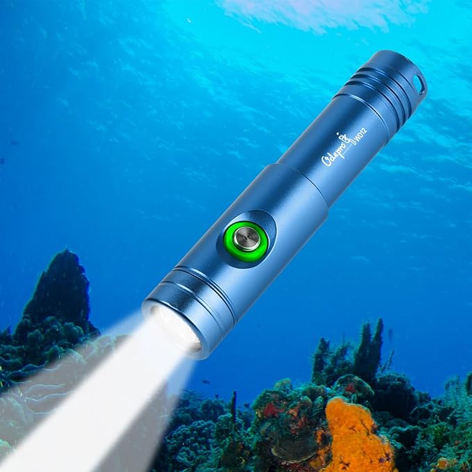 Amazon.com: Odepro WD12 Dive Light,1050 Lumen Super Bright Compact ...