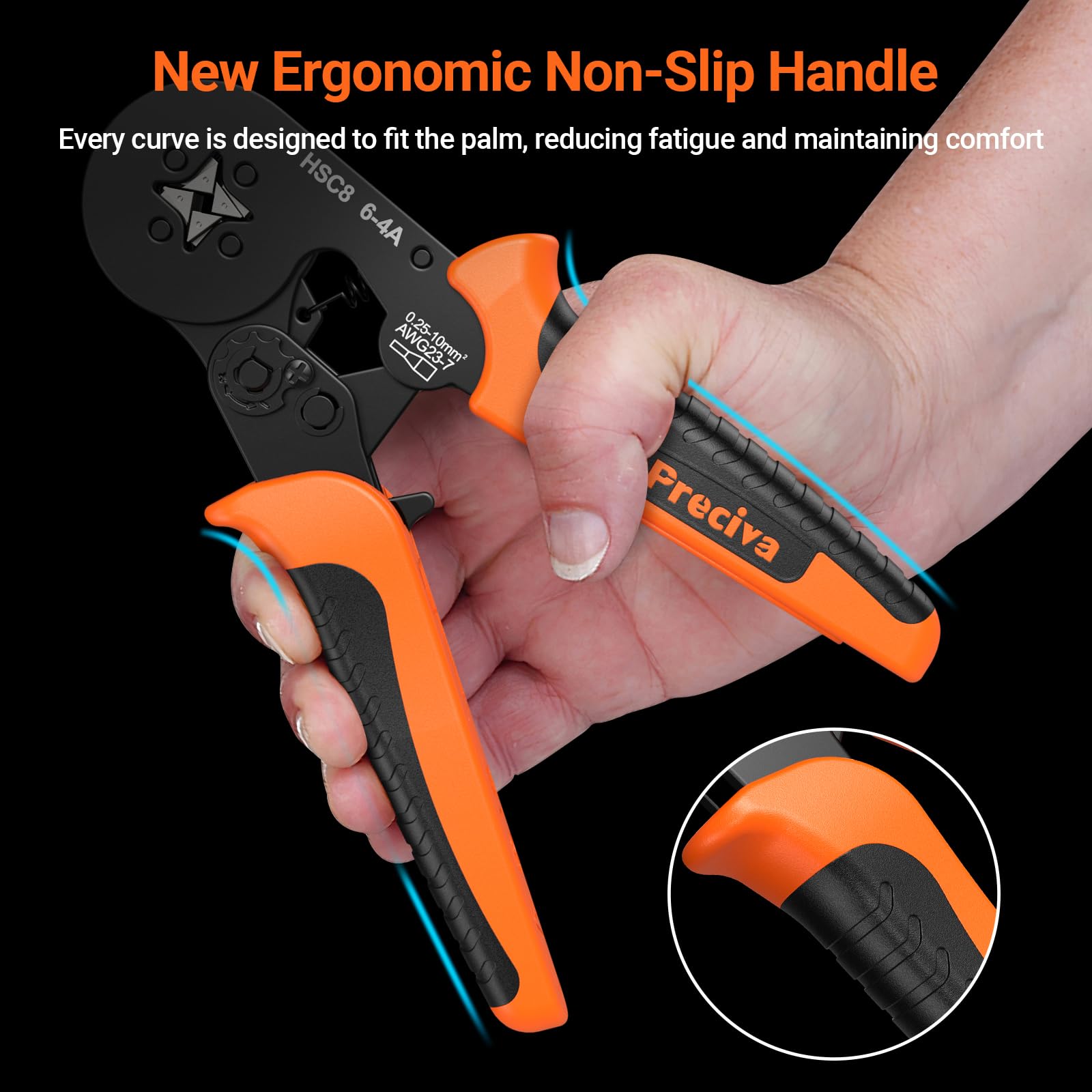 Snapklik.com : Preciva Ferrule Crimping Tool Kit, Ferrule Crimper Plier ...