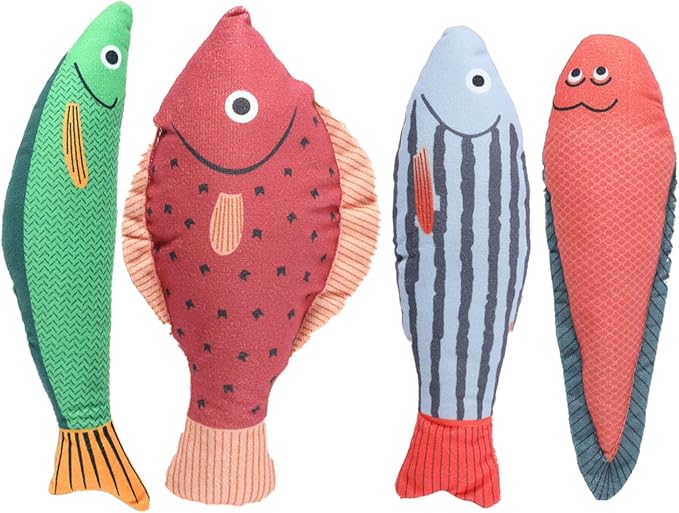 Amazon.com : AixyZzz Catnip Toys for Cats Fish Toys Simulation Fish ...