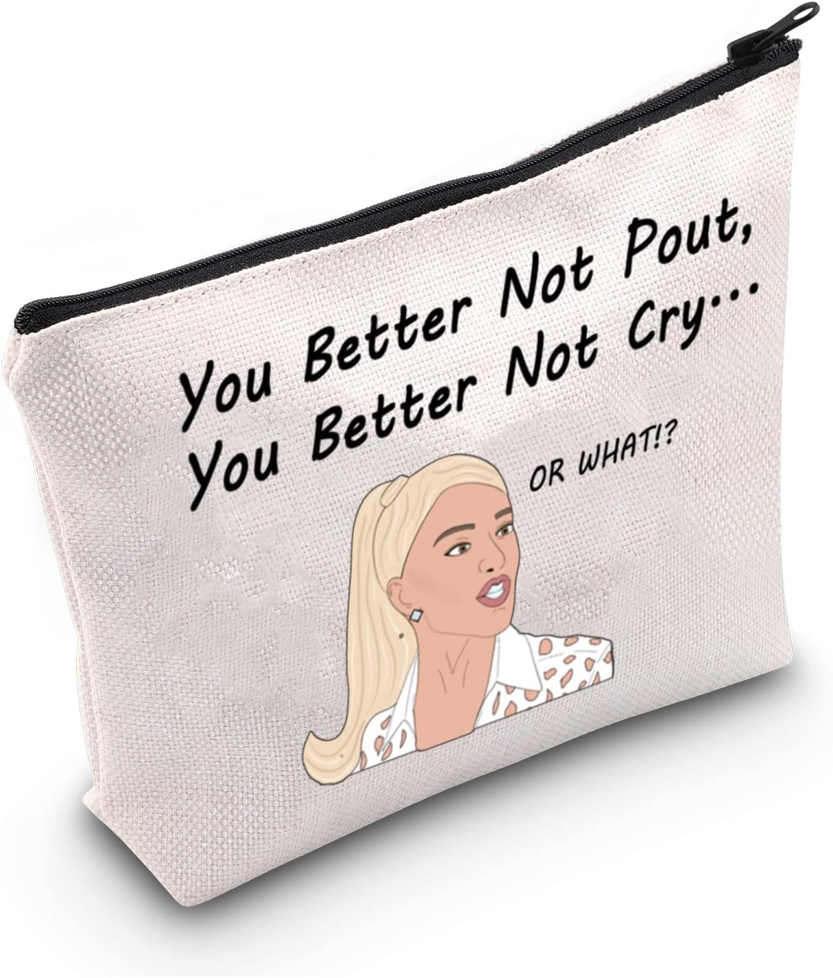 Amazon.com: LEVLO Funny Housewives Gifts You Better Not Pout You Better ...