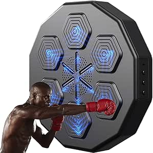 Amazon.co.jp: Boxing Machine for Adults and Kids, Wall Mounted Music ...
