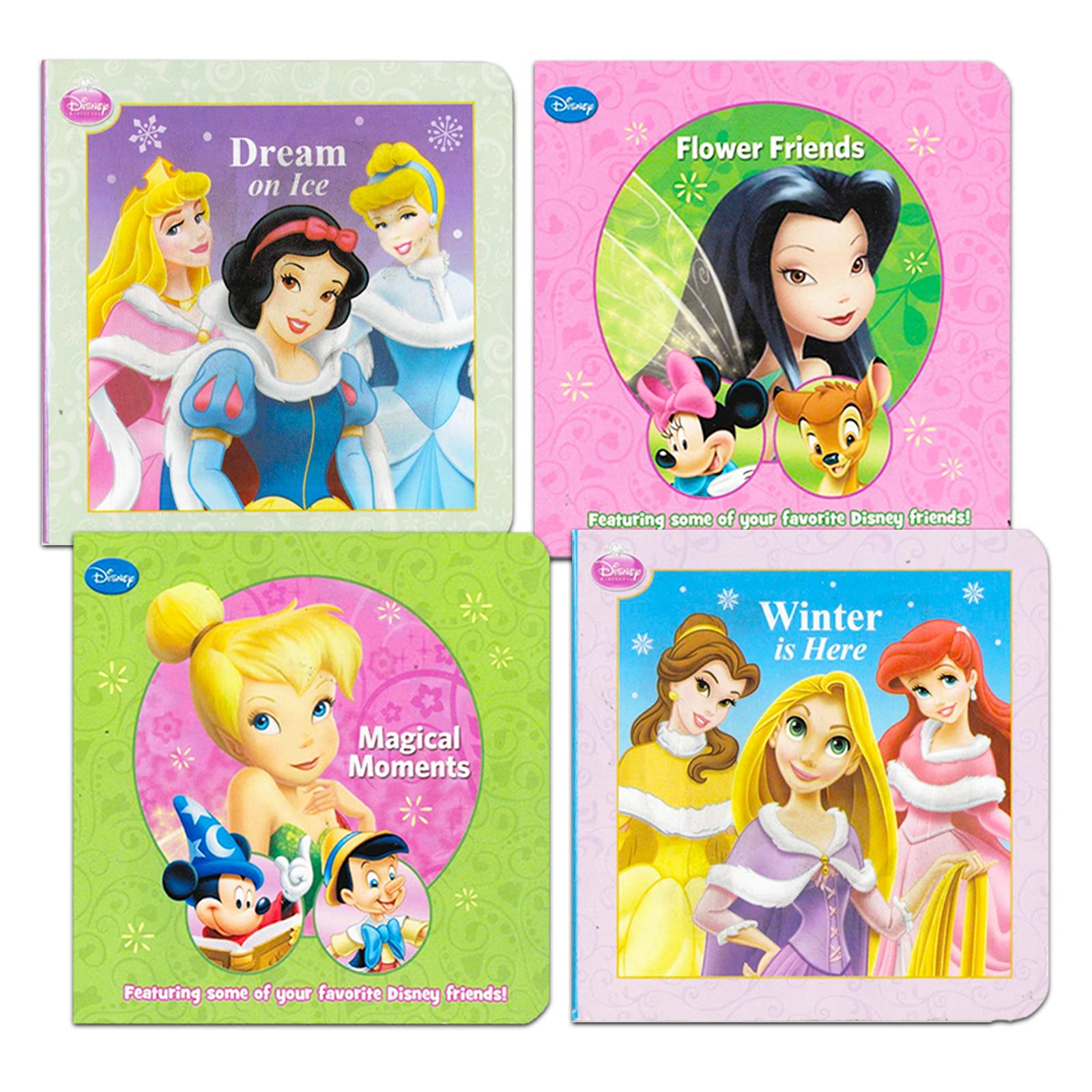 Princess Christmas Mini Board Book Set For Kids Toddlers Bundle ...