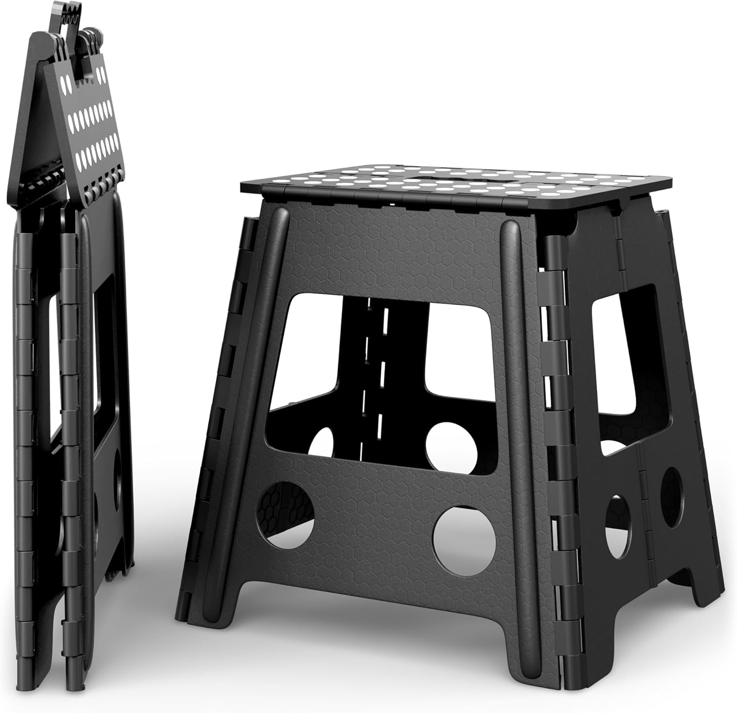 Amazon.com: Versatile Folding Step Stool 15.7 in - Foldable Step Stool ...