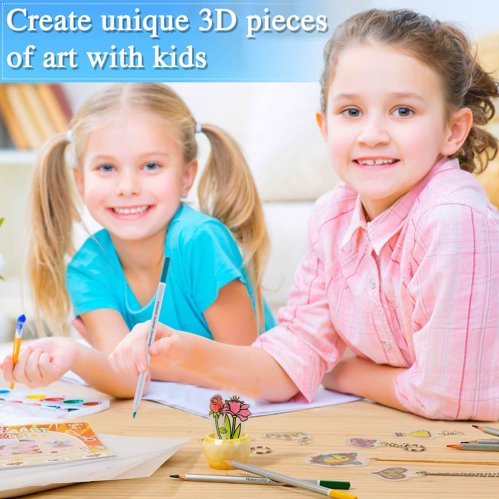 Snapklik.com : Cridoz 18 Pieces Shrinky Plastic Sheets, Shrink Paper ...