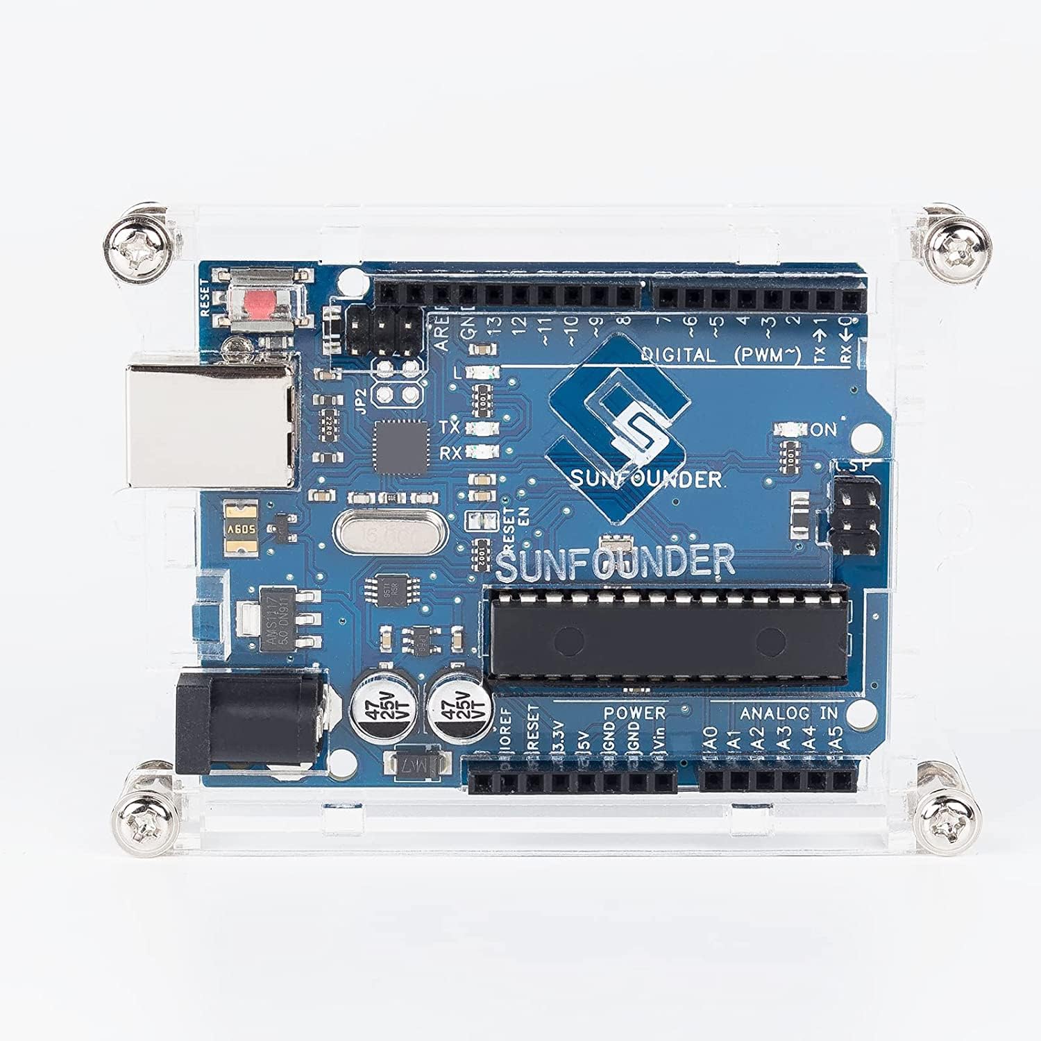 SunFounder Coque compatible avec Arduino UNO R3 ATMEGA : Amazon.fr ...