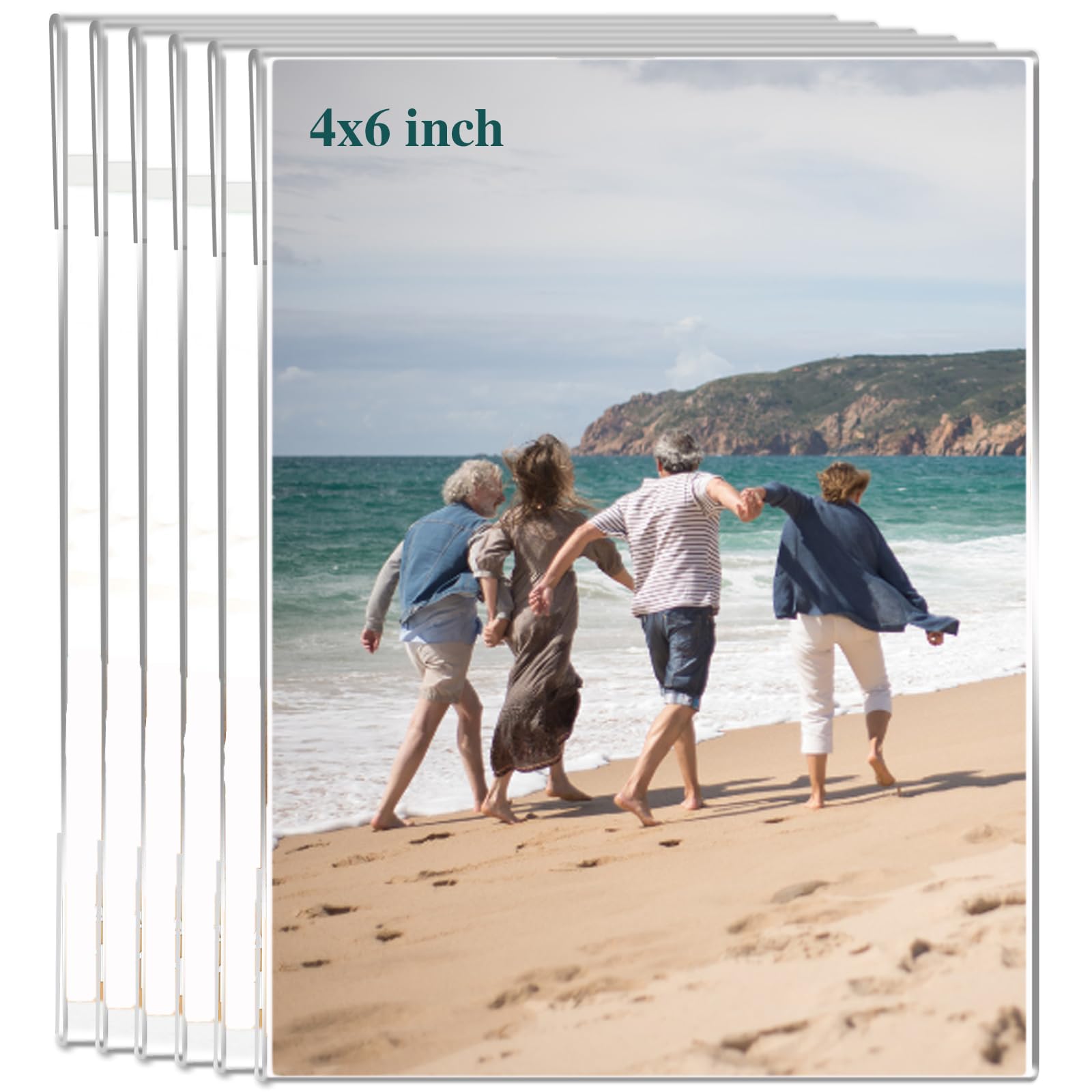 Amazon.com - CEUQIESO 4x6 Acrylic Picture Frames Set of 6, Clear ...