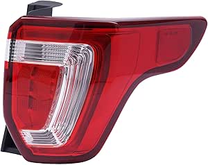 Amazon.com: Halogen Tail Light Rear Lamp, Tail Light Assembly, for Ford ...
