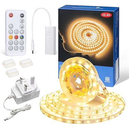 Lepro Warm White LED Strip Light 5M 300 LEDs, 1650lm Dimmable LED Tape ...