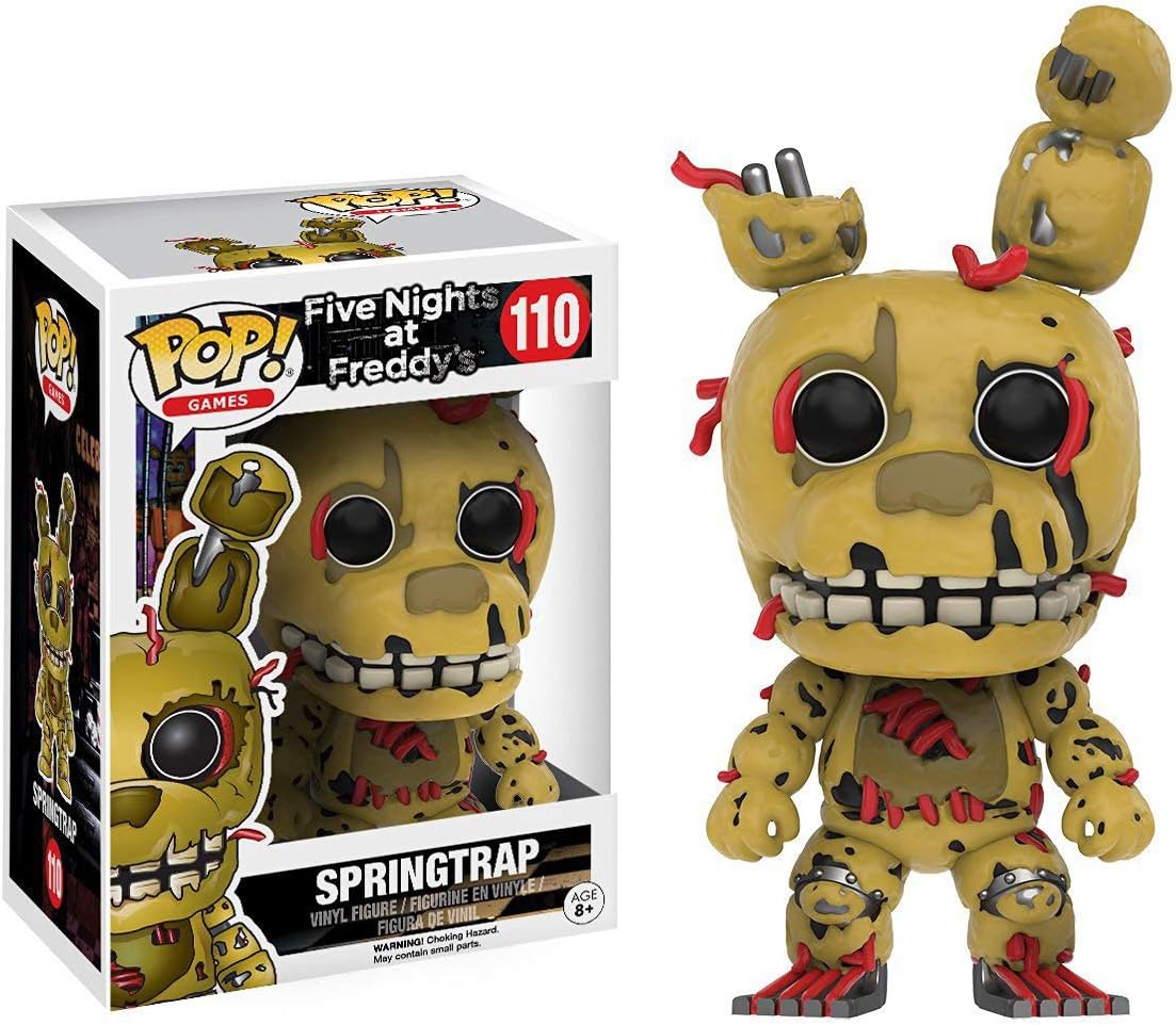 Amazon.com: Funko Springtrap: Five Nights at Freddy's x POP! Games ...