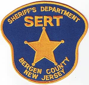 Amazon.com: Bergen County Sheriffs Department Sert Police Nj Jersey Patch