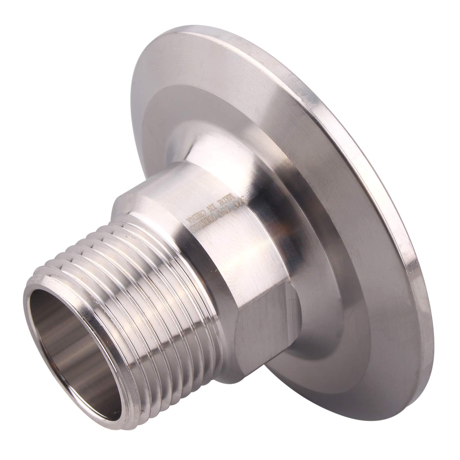 Snapklik.com : 2 Inch Sanitary Tri Clamp To 3/4 Male Tri Clover