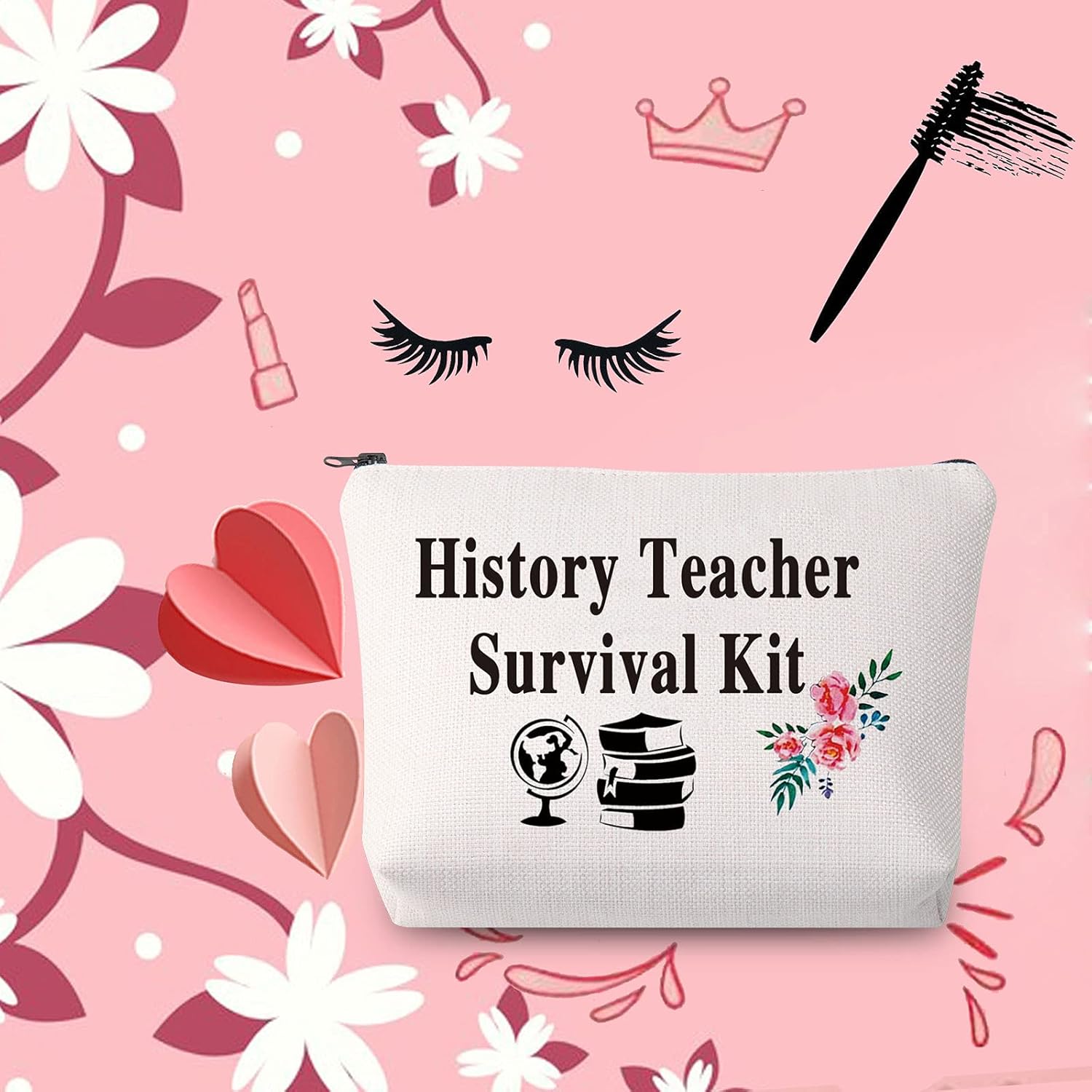 History Teacher Survival Kit Makeup Bag History Teacher Gift Teacher’s ...