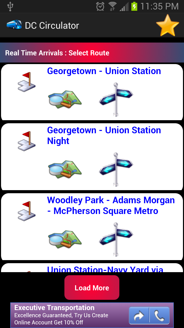 DC Circulator Transit:www.amazon.com:Appstore for Android