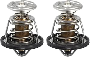 Amazon.com: X AUTOHAUX 2Pcs 89018168 Engine Coolant Thermostat Housing ...