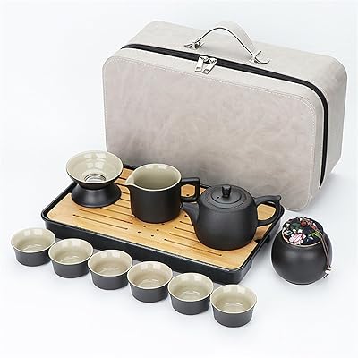 Amazon.com | ICHAG Porcelain Chinese Tea Set, Gongfu Tea Set, Ceramic ...